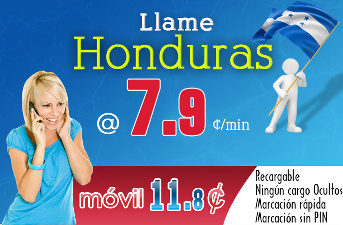 llamadas gratis a honduras | llamadas a honduras | Honduras tarjetas ...